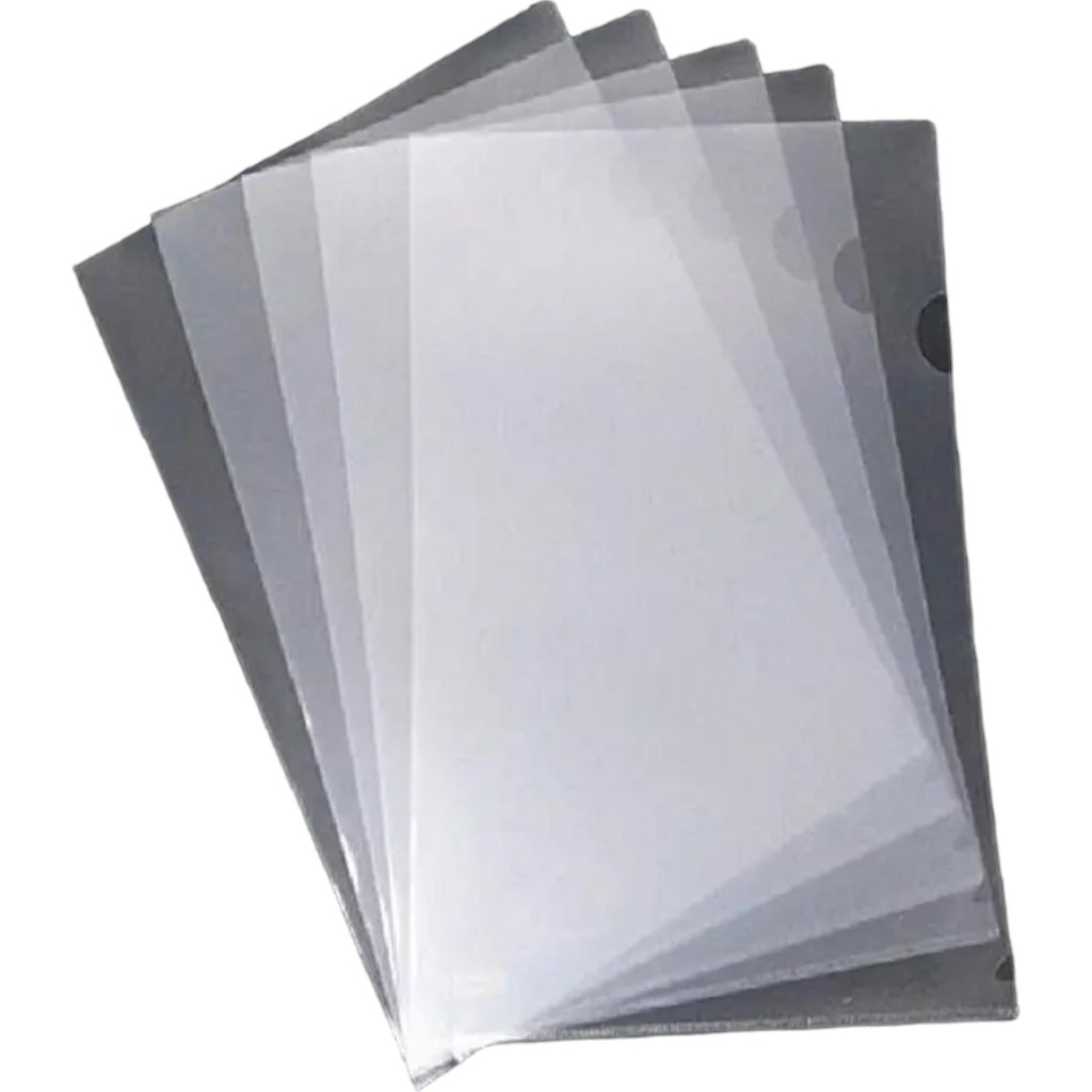 L Shape Folder - A4 Size Thick - Transparent | Tariq Book Store