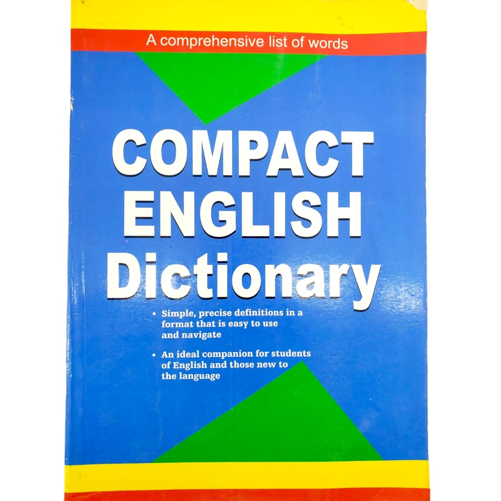 A Comprehensive list of Words Compact English Dictionary | Tariq Book Store
