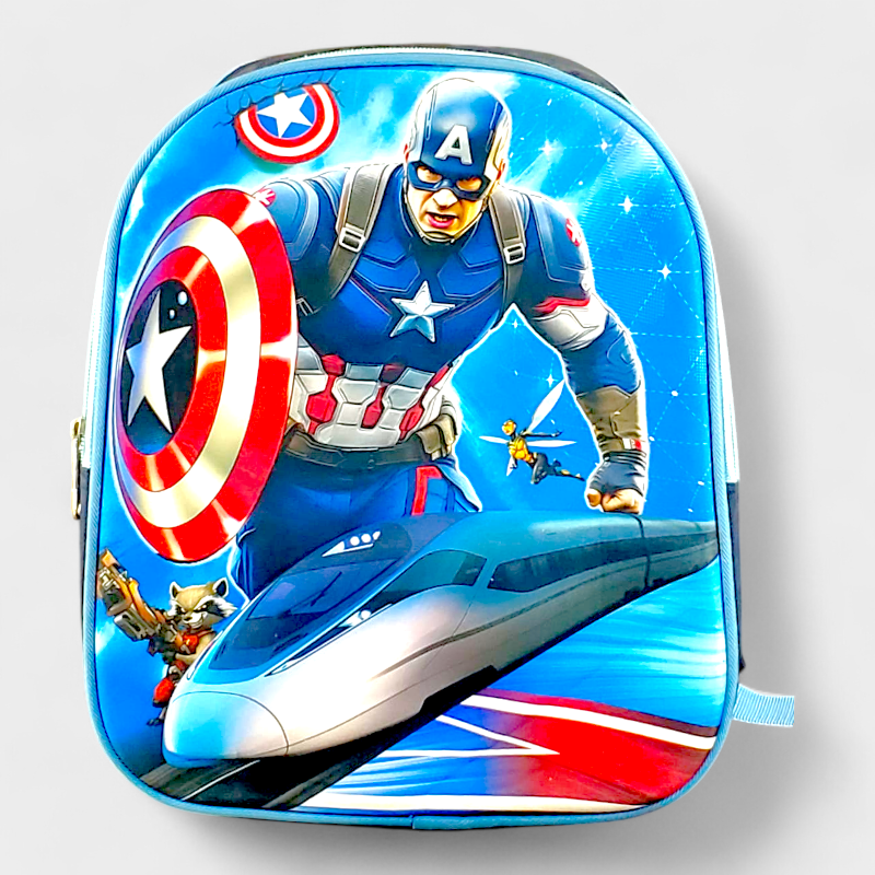 Captain America School Bag Class - 1/2 | Tariq Book Store