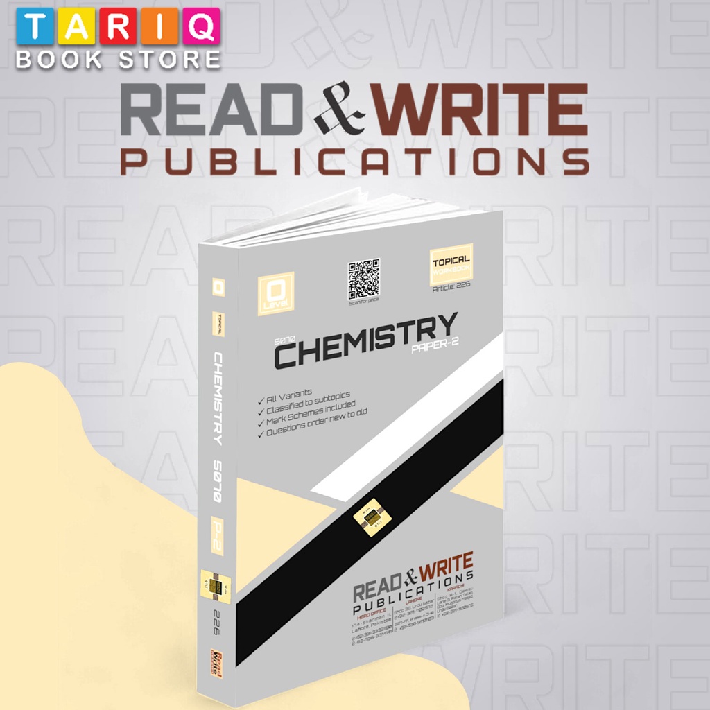 Read & Write O Level Chemistry Paper 2 Topical Workbook (Updated till ...
