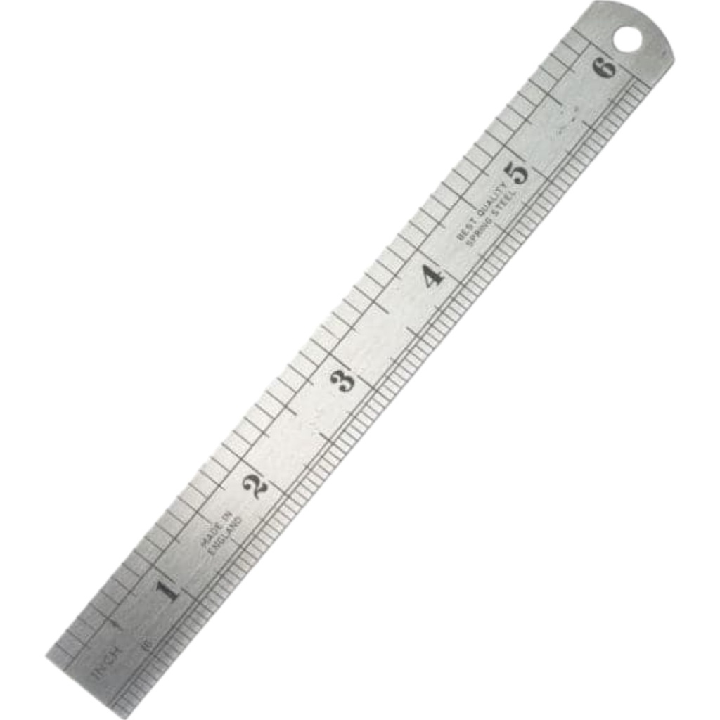 Steel Scale - 6 Inch | Tariq Book Store